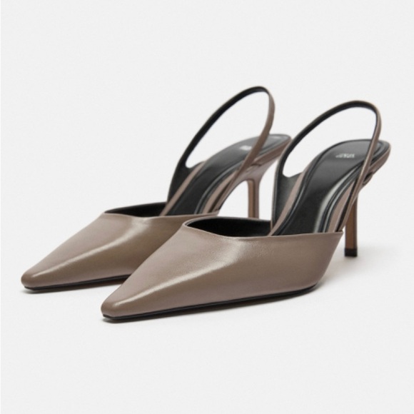Zara | Shoes | Zara Midhight Slingbacks | Poshmark